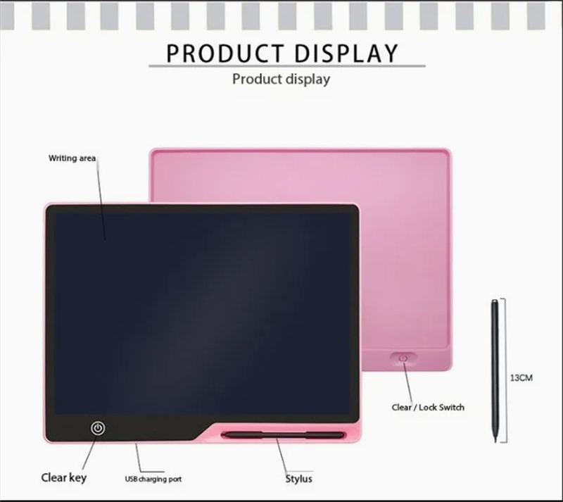 16inch LCD Writing Tablet for Kids, Colorful Doodle Board