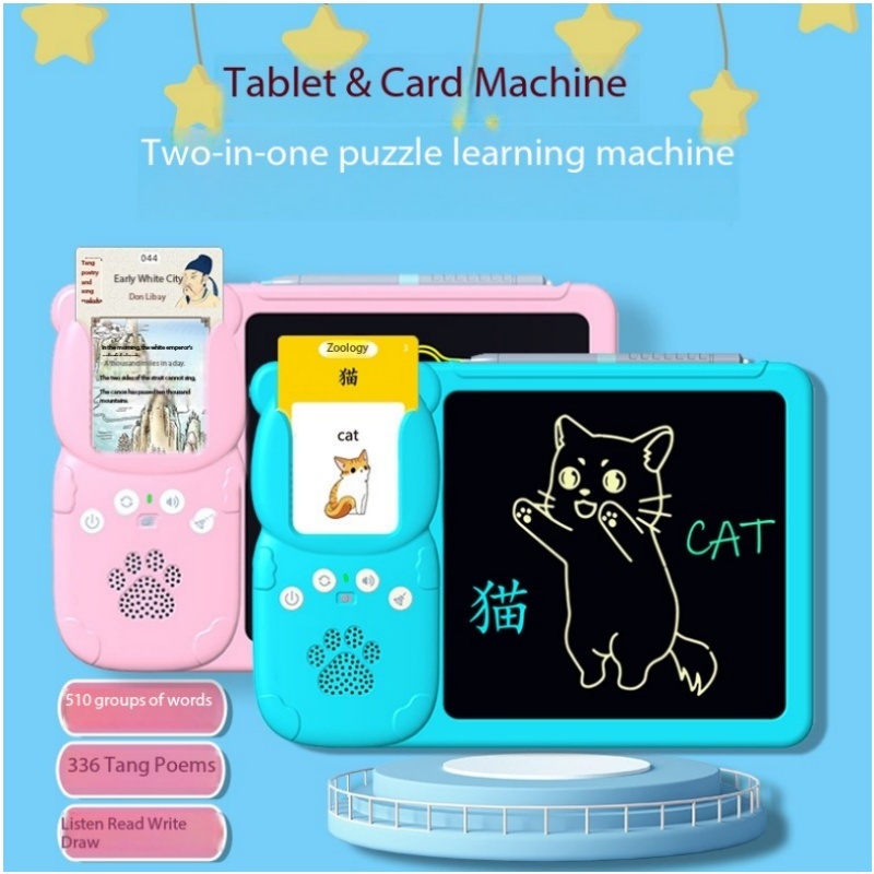 Talking Flash Cards LCD Writing Tablet - 2 in 1